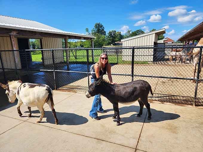 Nothing says "perfect day" quite like making new friends with gentle animals who are infinitely more photogenic than most humans.