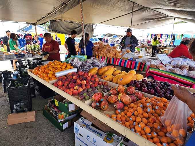 Fresh produce displays rival any farmer's market, offering nature's candy without the guilt or the dental bills afterward.