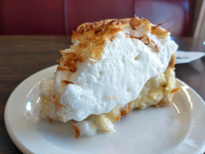 Behold: the coconut meringue pie that's launched a thousand road trips and zero regrets whatsoever.