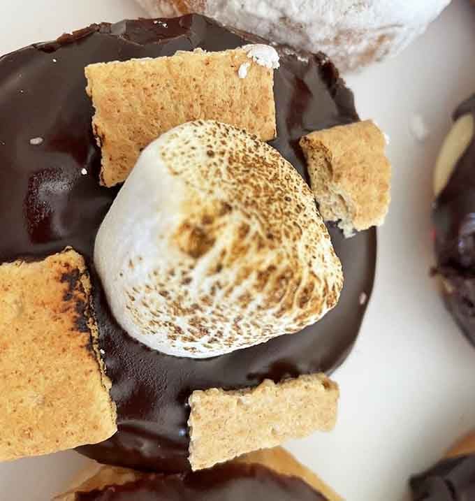 S'mores on a donut is the kind of genius innovation that makes you wonder why campfires even exist.