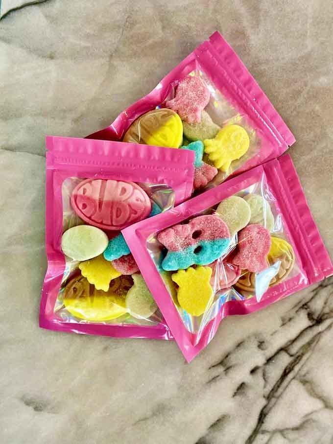 These BUBS candies come in colors nature never intended, and somehow that makes them even more irresistible.
