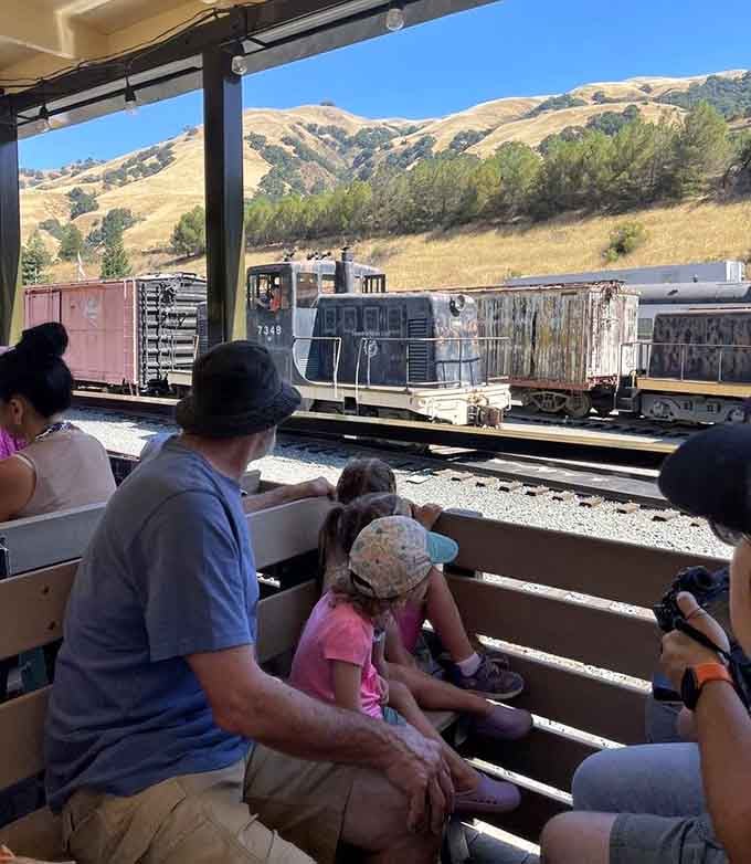 Families gathering trackside to watch vintage trains is the kind of wholesome entertainment we forgot we were missing.
