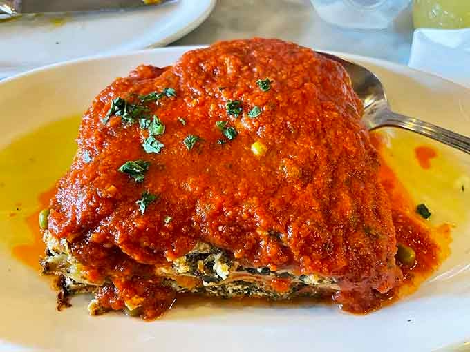 This isn't your average lasagna; it's the kind that makes you understand why Italian grandmothers rule the world.