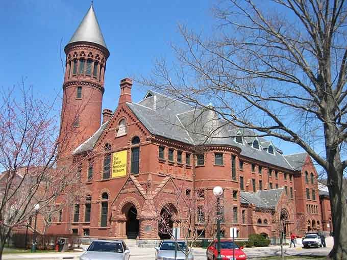 This Victorian tower reaches skyward like it's trying to get better cell reception, but with considerably more architectural dignity.