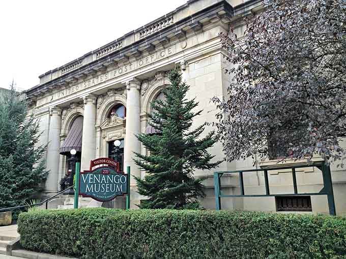 The Venango Museum's classical architecture houses fascinating exhibits without charging museum-goer's remorse admission prices.