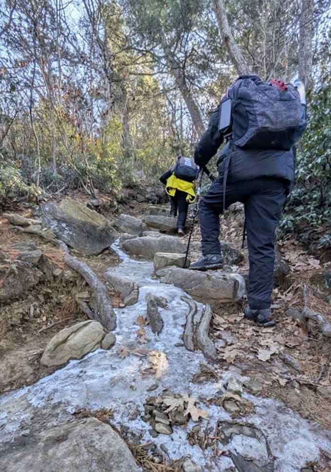 When the trail requires trekking poles and determination, you know you've graduated beyond casual Sunday strolls.