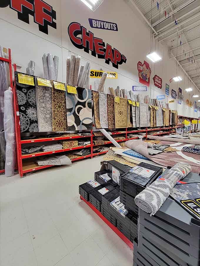 Area rugs at prices so low, you'll want one for every room, including that bathroom nobody uses.