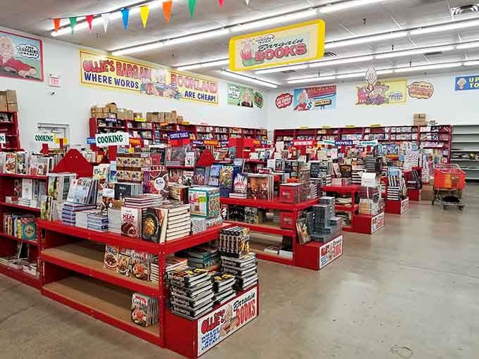 Book lovers, prepare to lose an afternoon browsing hardcovers and cookbooks that won't empty your wallet.