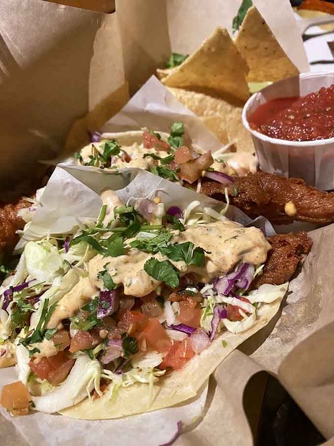 Grilled fish tacos that look this good should probably come with a warning label attached.