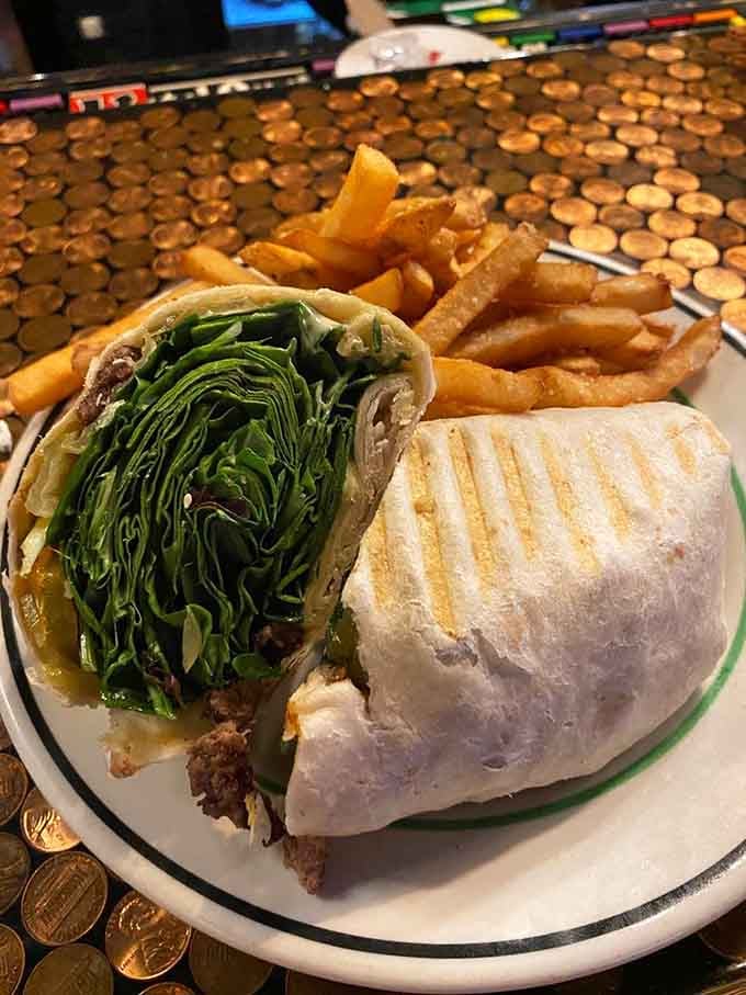 This Mac Attack Wrap proves that sometimes the best ideas involve wrapping everything you love in a tortilla.