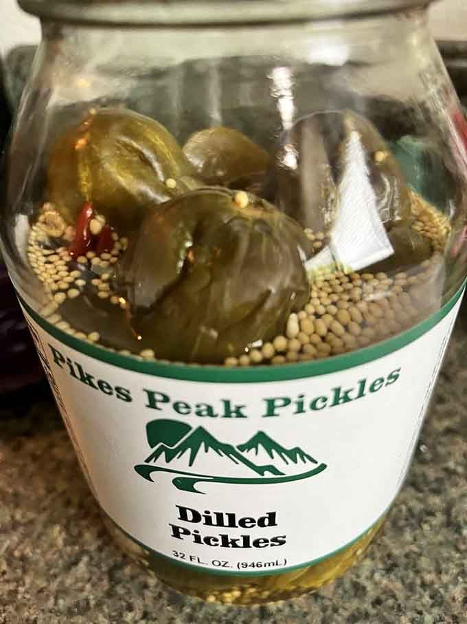 Pikes Peak Pickles brings local flavor to your table, one perfectly brined cucumber at a time.