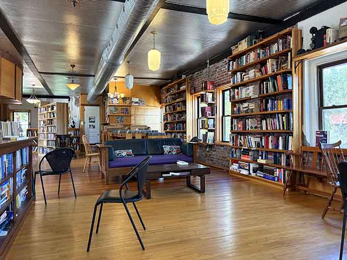 Comfortable seating throughout means you can actually test-drive your books before committing, which should be standard everywhere.