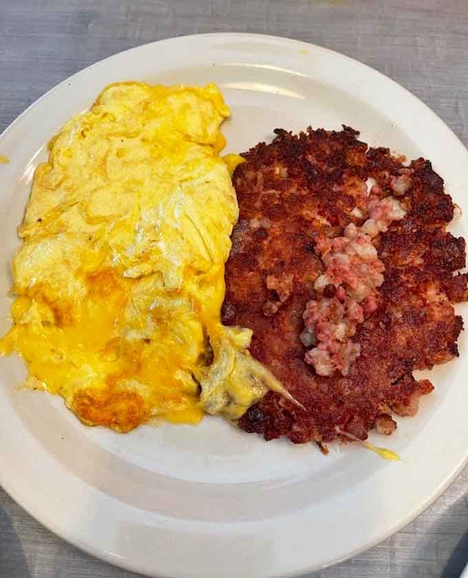 Golden eggs meet perfectly crisped corned beef hash in a breakfast combination that never goes out of style.