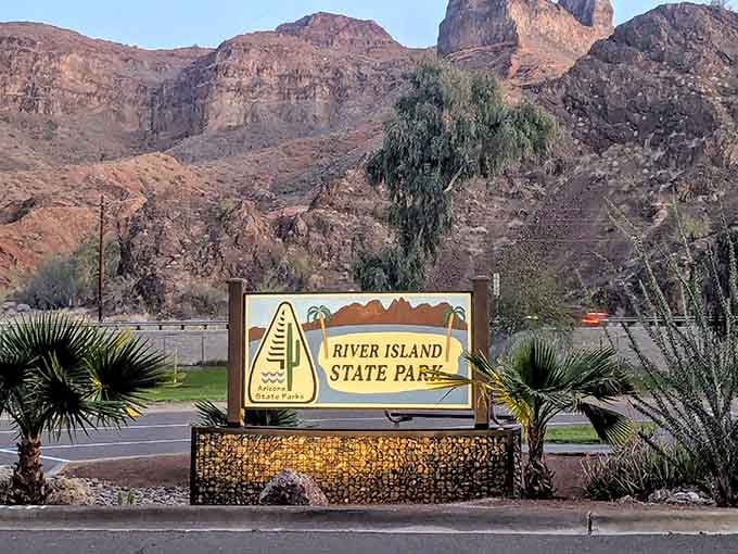 That sign isn't just marking a park entrance; it's pointing the way to your new happy place.