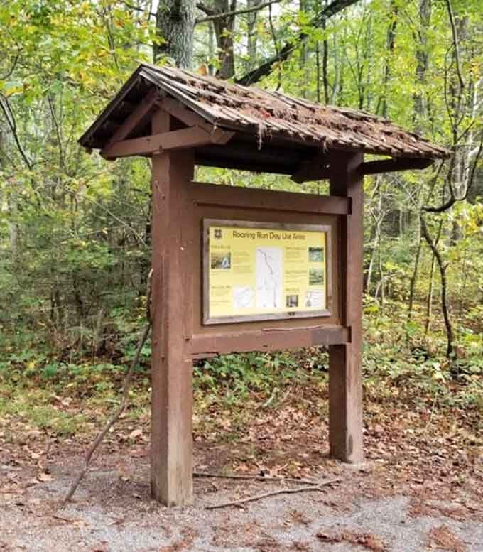 Even the trail signs here look like they belong in a national park coffee table book.