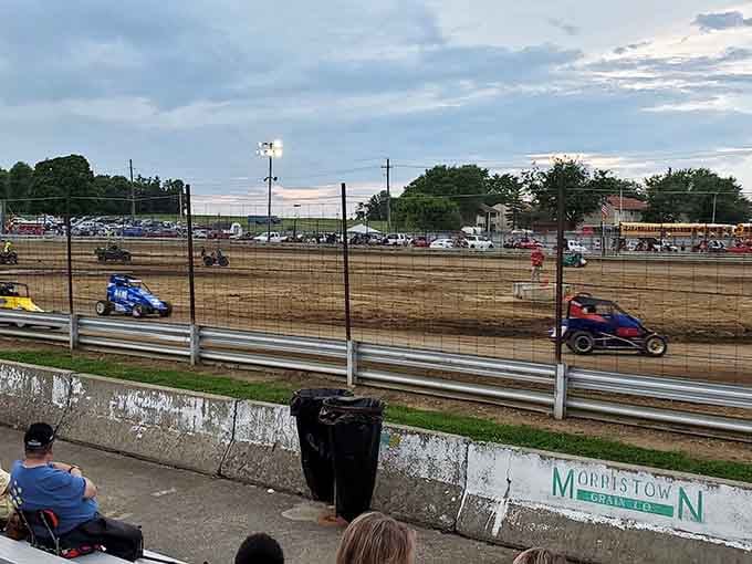 Friday nights at the fairgrounds remind you why dirt tracks and roaring engines are pure Americana.