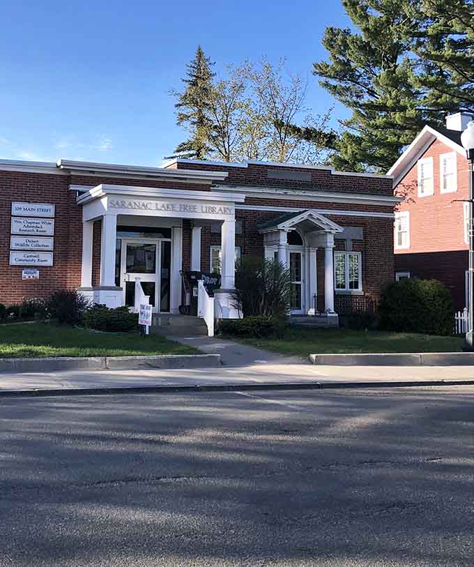 The Saranac Lake Free Library proves that small towns can have big architectural ambitions and even bigger community hearts.
