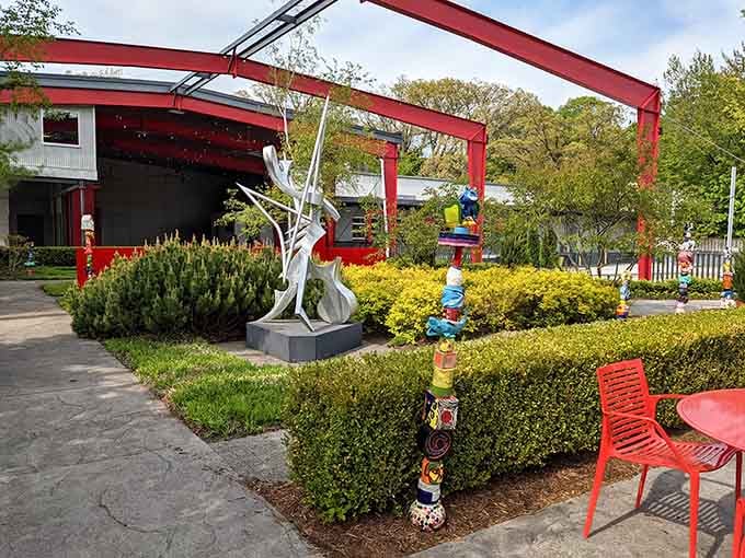 The Center for the Arts brings culture to the coast with sculptures that make you stop and stare.
