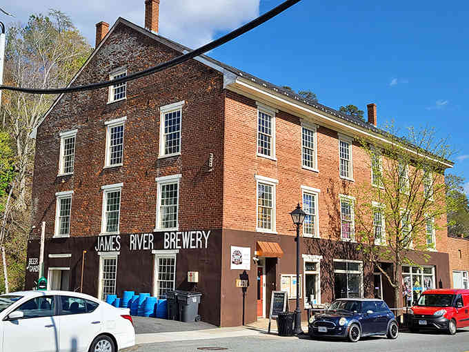 James River Brewery occupies a building that's seen more Virginia history than most museums could dream of.