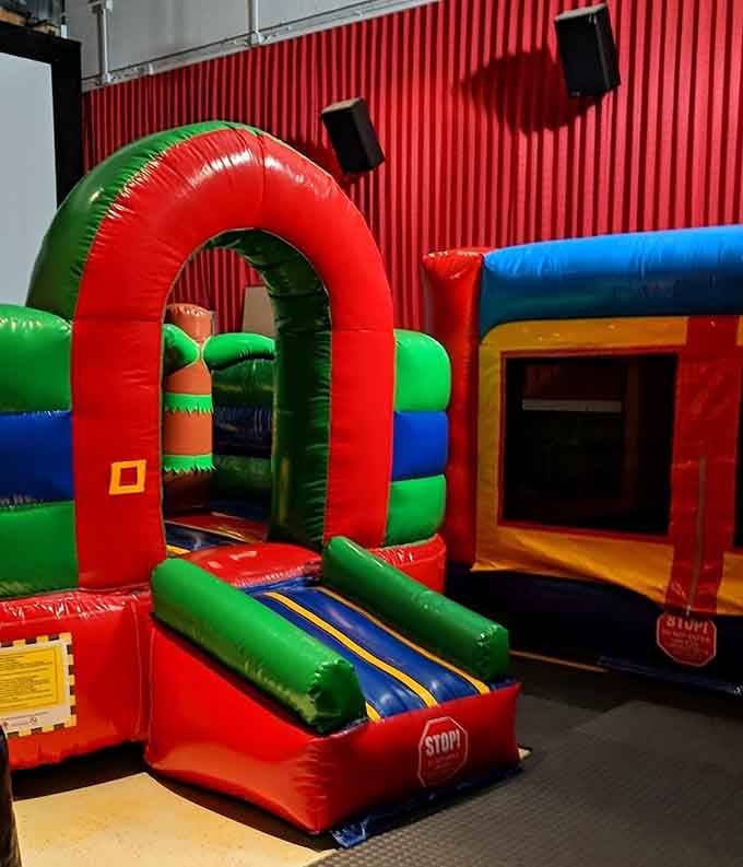 Because sometimes kids need to bounce off the walls literally, and this inflatable playground makes that dream a reality.