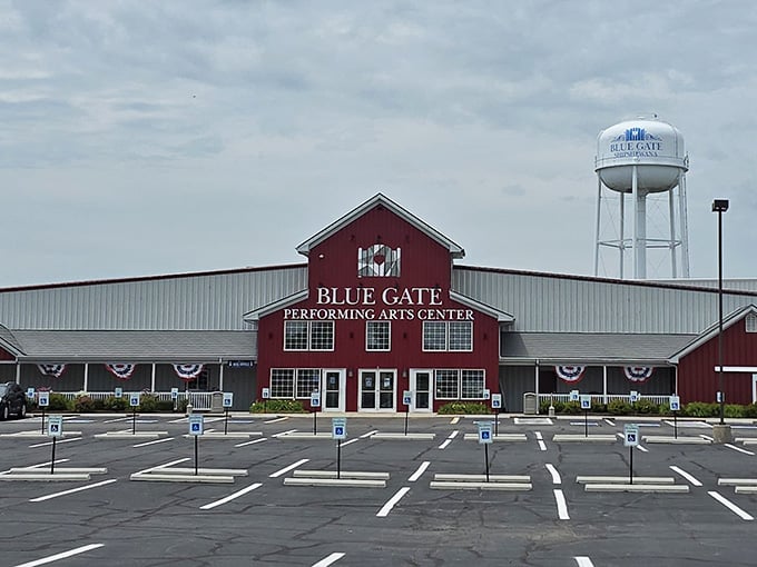 The Blue Gate Performing Arts Center proves that world-class entertainment doesn't require skyscrapers or valet parking to exist.