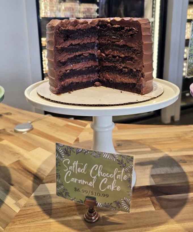 This salted chocolate caramel cake has more layers than your average soap opera and twice the drama in every bite.