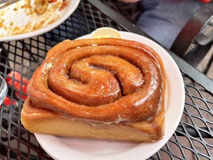 Behold the spiral of happiness: layers of cinnamon-sugar perfection that have been making mornings better since the Depression era.