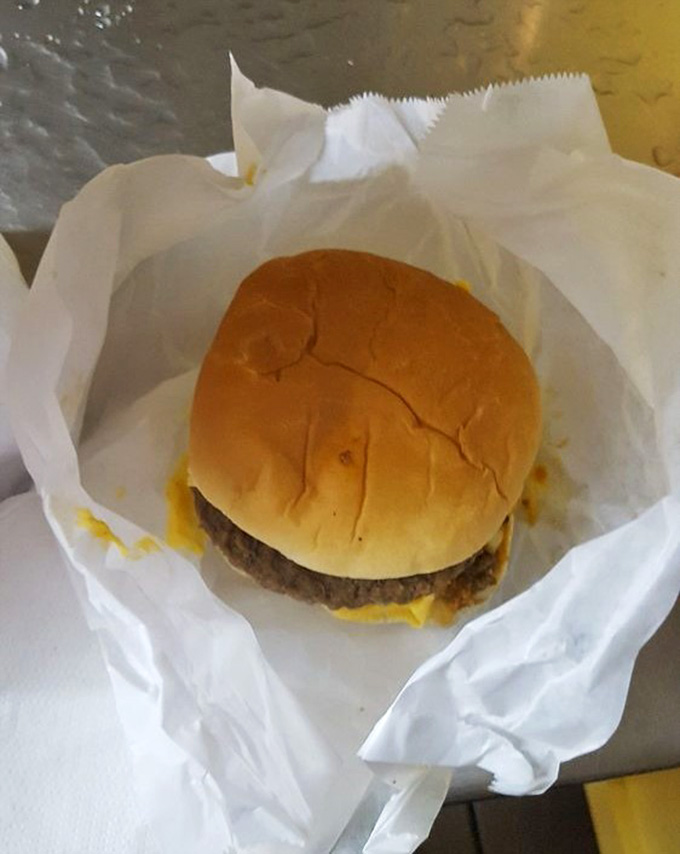 This double cheeseburger wrapped in paper is what diner dreams are made of, no apologies necessary.