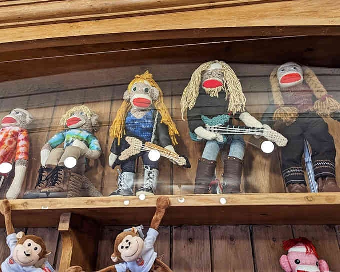 These rock and roll monkeys prove that even handmade toys can have better stage presence than some bands.
