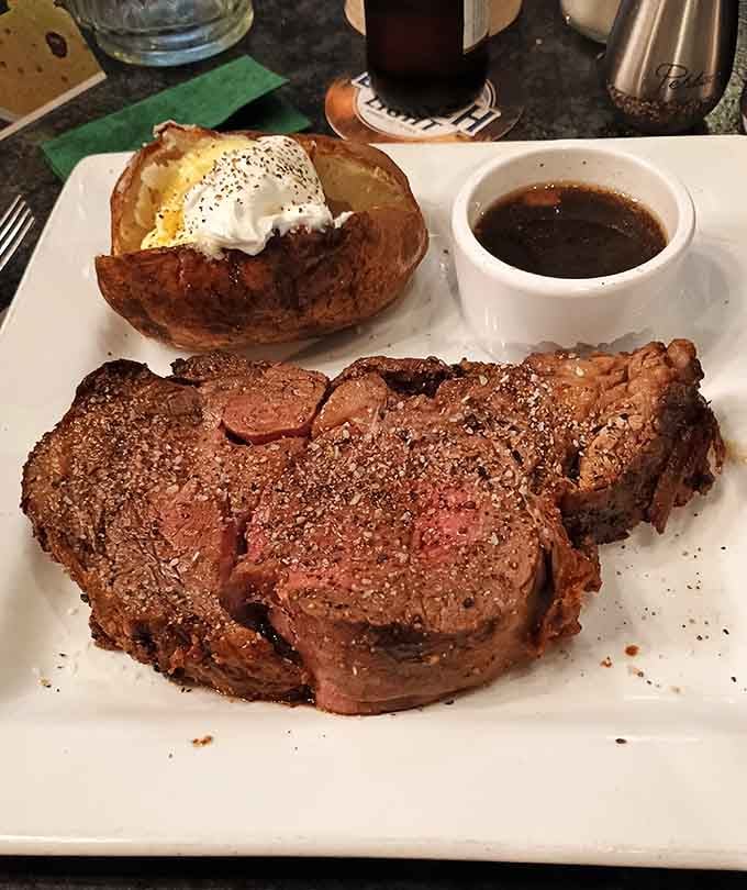 Prime rib this beautiful should come with a warning label about making everyone else at your table jealous.