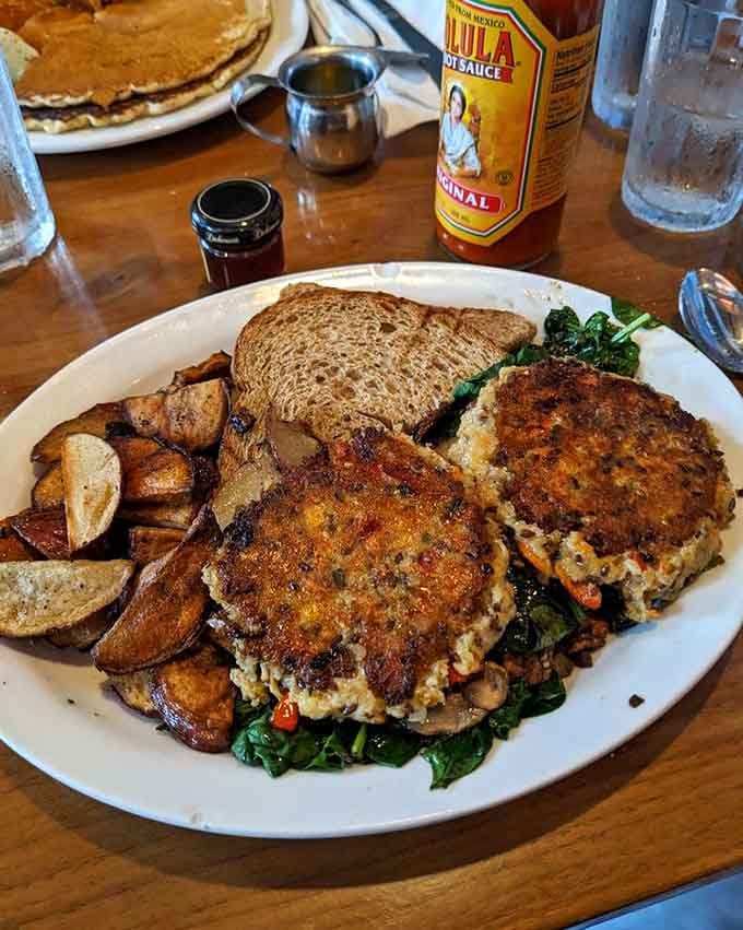 The Vegan Fill Up proves plant-based breakfast can be hearty, satisfying, and absolutely delicious without compromise.