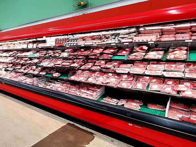 The meat counter stretches on like the opening credits of a really good film&mdash;you know something special's coming.