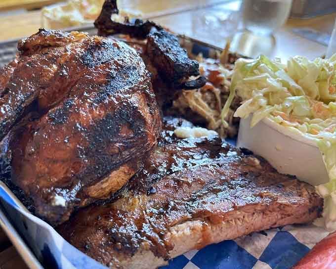Ribs so tender they practically fall off the bone before you even pick up your fork, pure magic.