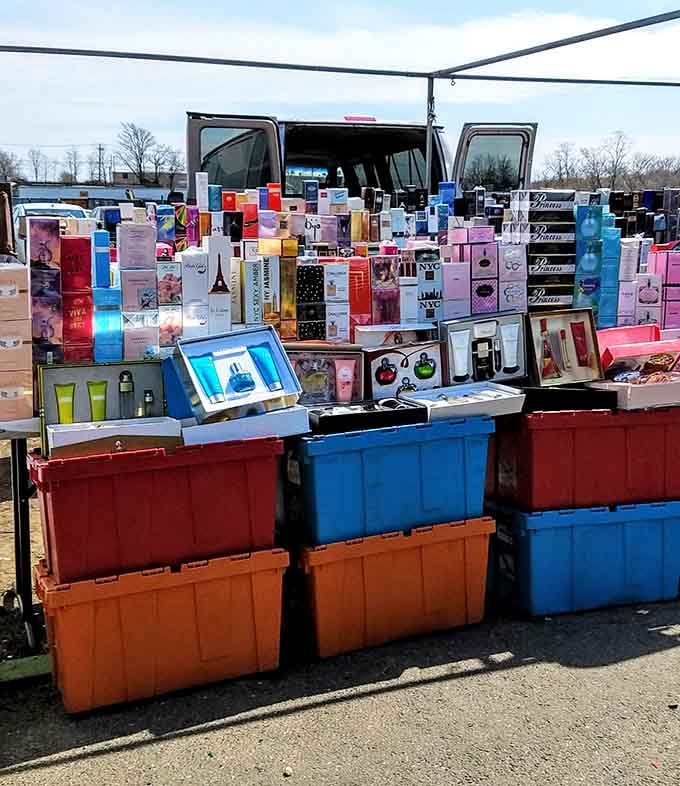 This fragrance fortress rivals any department store counter, minus the pushy salespeople spraying you down.