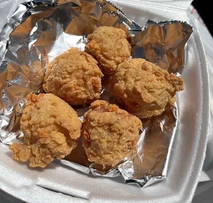 Cordon bleu fritters arrive golden and crispy, proving that fried food is indeed a universal language.