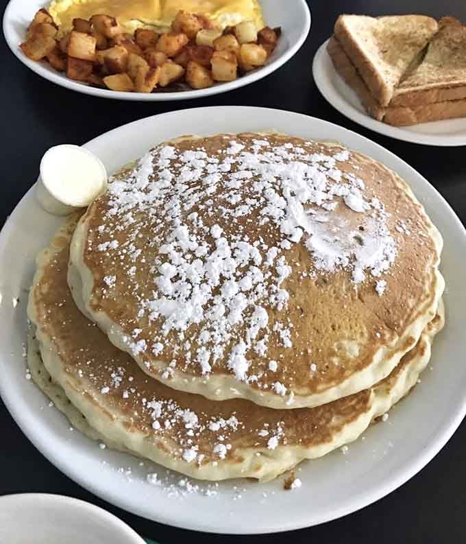 These buttermilk beauties are so fluffy they practically float off the plate like edible clouds with syrup.