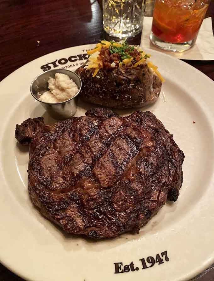 That perfectly charred crust and juicy pink center is exactly what steak dreams are made of, friends.
