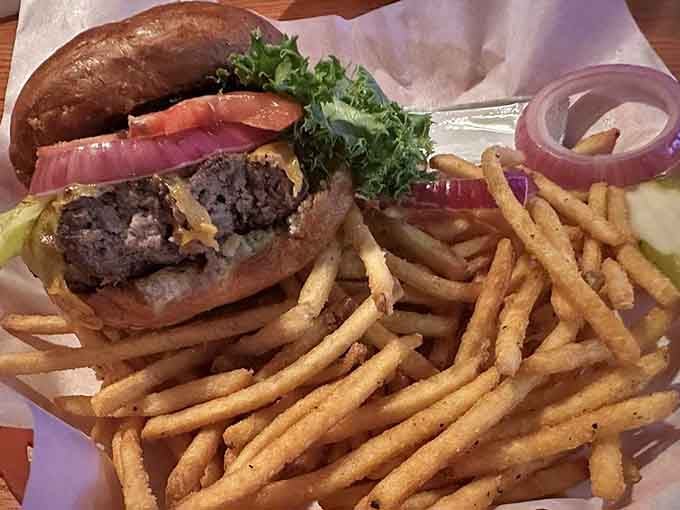 A burger this photogenic probably has its own social media following, and honestly, it deserves one.