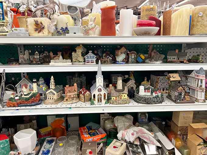 Miniature ceramic villages that would make Clark Griswold's Christmas display look positively understated by comparison.