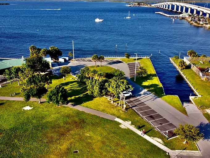 Sand Point Park offers waterfront views that'll make you forget you ever lived anywhere else in Florida.