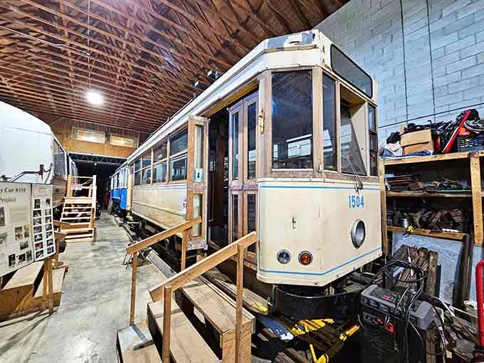 Restoration in action: volunteers breathe new life into these magnificent machines one careful repair at a time.