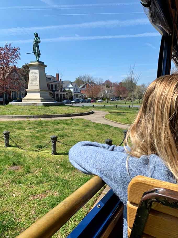 The view from your seat includes historic monuments and the kind of scenery that makes you forget about your phone.