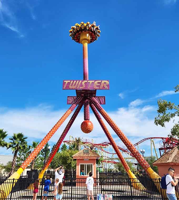 The Twister looks like someone asked, "What if we made gravity optional and added some spinning for good measure?"