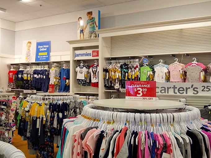 Tiny outfits at prices that won't make parents cry, proving kids' fashion doesn't require refinancing your home.