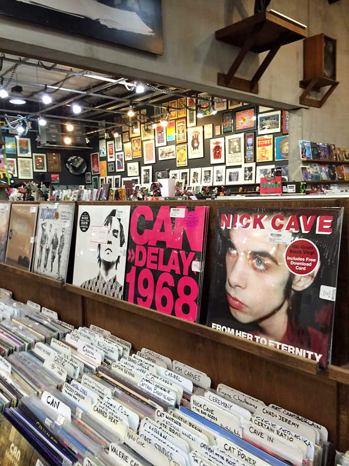 Nick Cave stares intensely from the display, judging your music choices and finding them slightly wanting, probably.