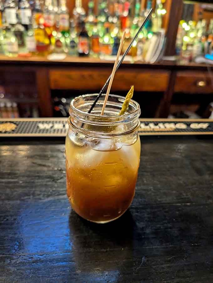 A mason jar cocktail served where generations have raised their glasses to life's simple pleasures.