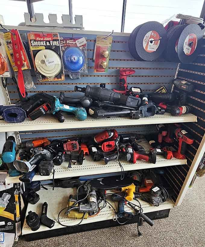 Power tools at thrift store prices mean your weekend DIY projects just got a whole lot more affordable and exciting.