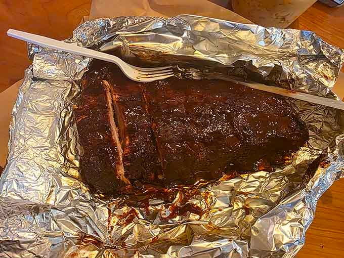 These ribs have achieved what most of us only dream about: absolute, undeniable, fall-off-the-bone perfection.