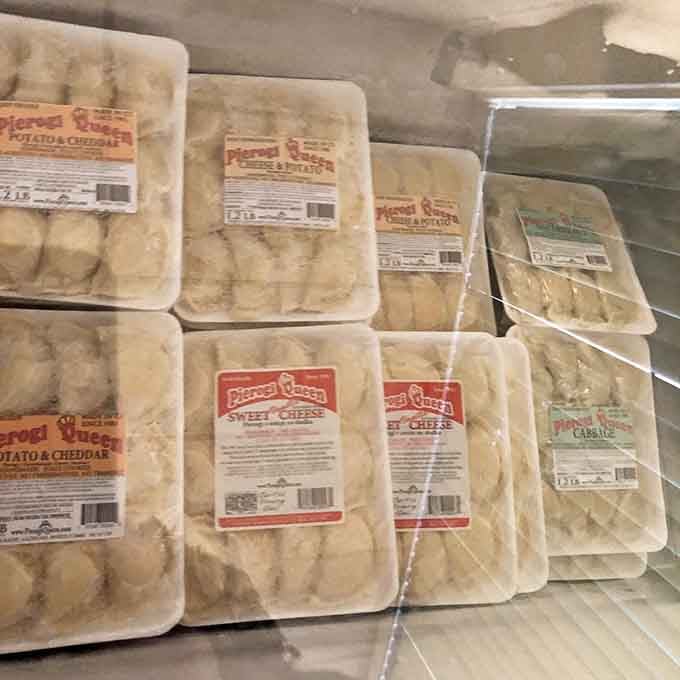 Rows of handmade pierogi waiting to transform your dinner into a proper Eastern European celebration feast.