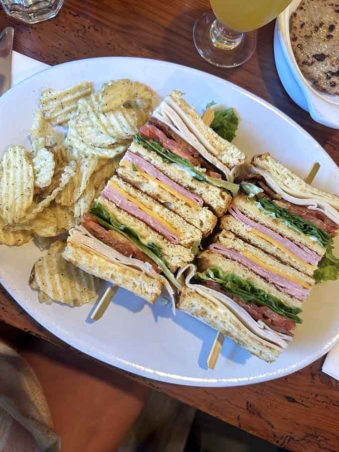 Behold the club sandwich that proves sometimes the classics become classics for very good reasons indeed.